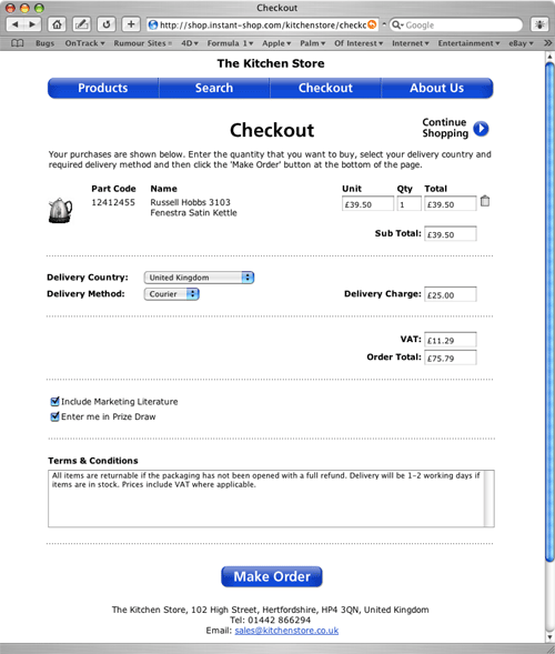 Instant-Shop User Manual